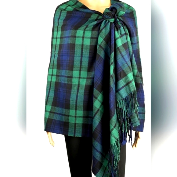 Accessories | New Achillea Traditional Tartan Plaid Shawl Wrap 10 ...